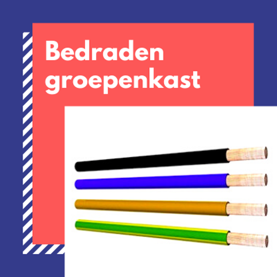Bedraden van een groepenkast